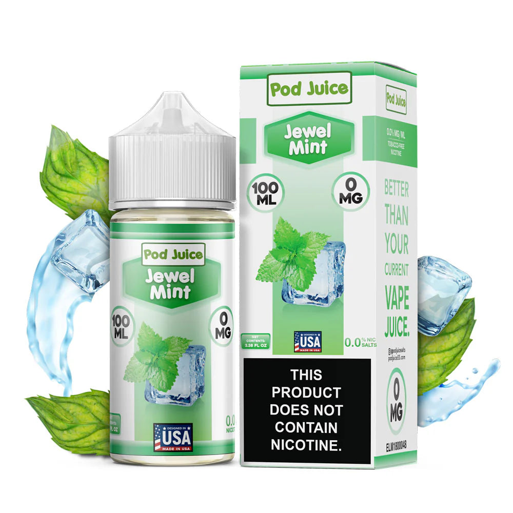 Pod Juice Jewel Mint 100ml – aftermathalternatives